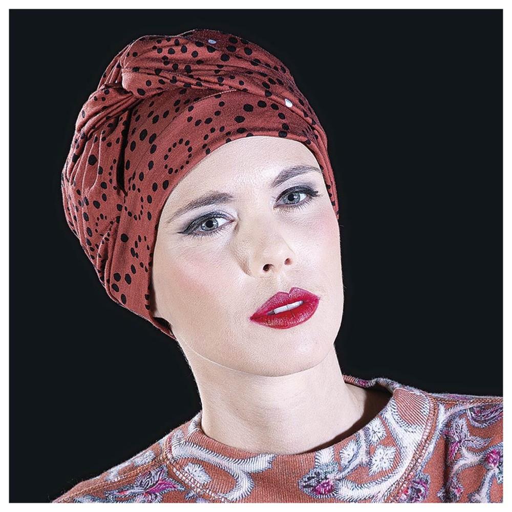 Turban chimio en bambou Adèle multicolore MM Paris - Autrement Belle