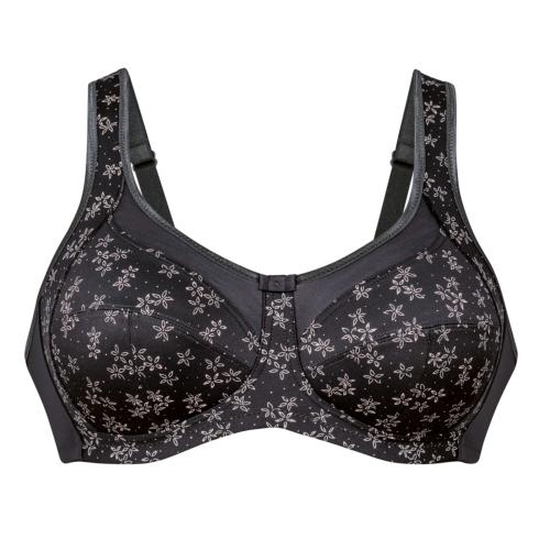 Soutien-gorge sans armatures Clara art anthracite Anita - Autrement Belle